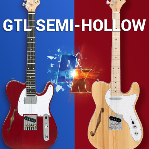 GTL Style Semi-Hollow PK: Can You Hear The Difference? - Glarrymusic.com